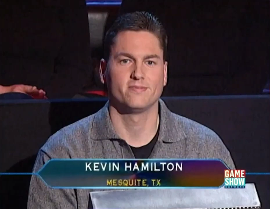 Kevin Hamilton | Who Wants To Be A Millionaire Wiki | Fandom