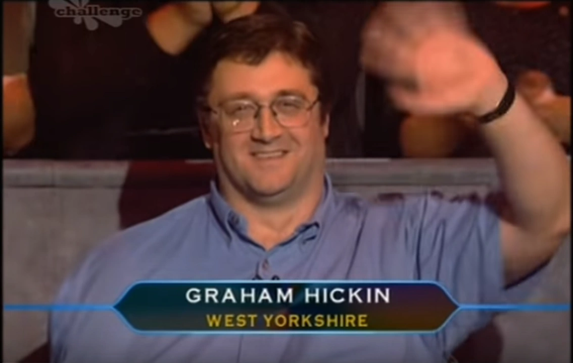 Graham Hickin | Who Wants To Be A Millionaire Wiki | Fandom