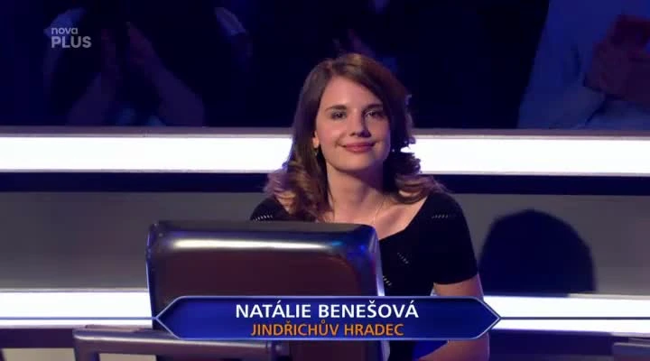 Natálie Benešová | Who Wants To Be A Millionaire Wiki | Fandom