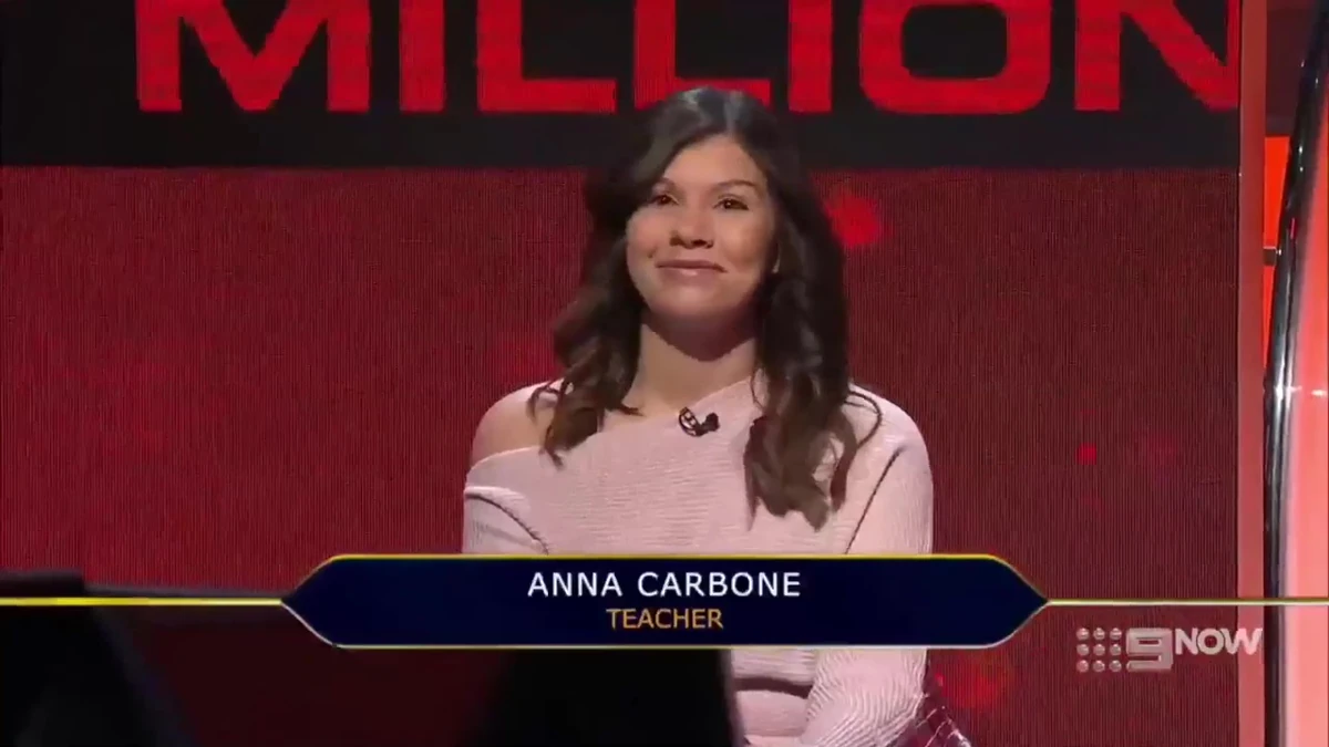 Anna Carbone | Who Wants To Be A Millionaire Wiki | Fandom