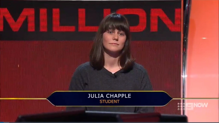 Julia Chapple | Who Wants To Be A Millionaire Wiki | Fandom