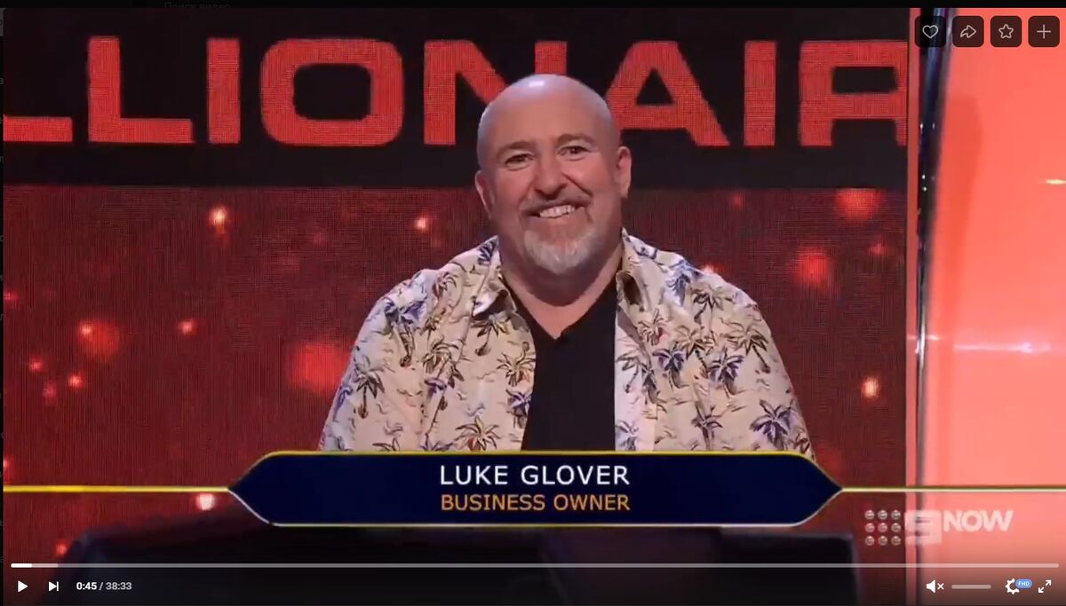 Luke Glover Who Wants To Be A Millionaire Wiki Fandom