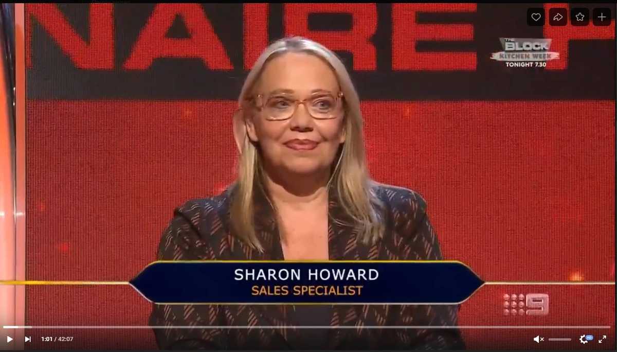 Sharon Howard | Who Wants To Be A Millionaire Wiki | Fandom