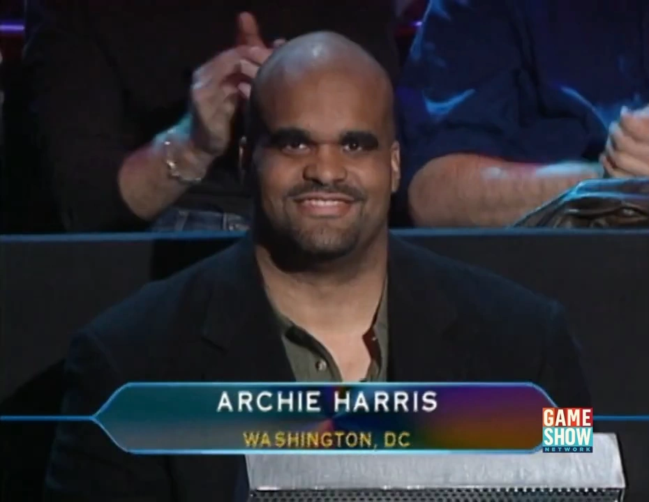 Archie Harris | Who Wants To Be A Millionaire Wiki | Fandom