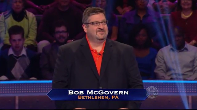 Bob McGovern | Who Wants To Be A Millionaire Wiki | Fandom