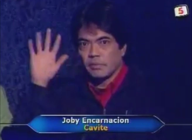 Joby Encarnacion | Who Wants To Be A Millionaire Wiki | Fandom