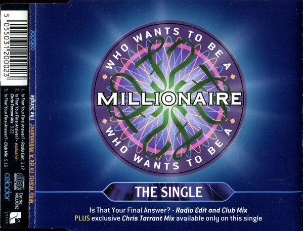 Who Wants To Be A Millionaire? (The Single) | Who Wants To Be A Millionaire Wiki | Fandom