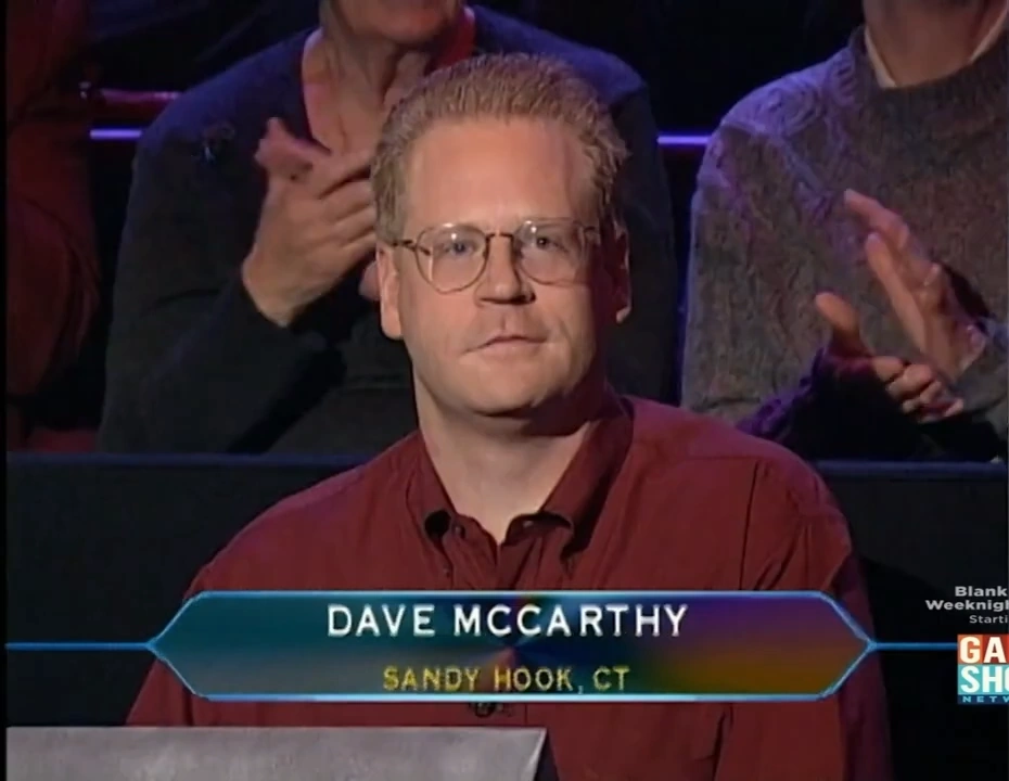 Dave McCarthy | Who Wants To Be A Millionaire Wiki | Fandom