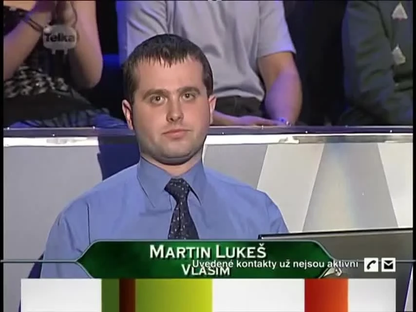 Martin Lukeš | Who Wants To Be A Millionaire Wiki | Fandom