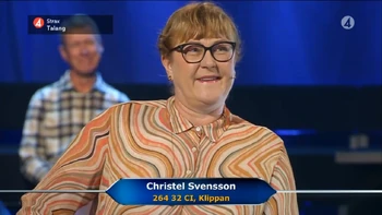 Christel Svensson | Who Wants To Be A Millionaire Wiki | Fandom