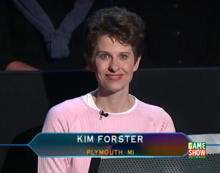 Kim Forster | Who Wants To Be A Millionaire Wiki | Fandom