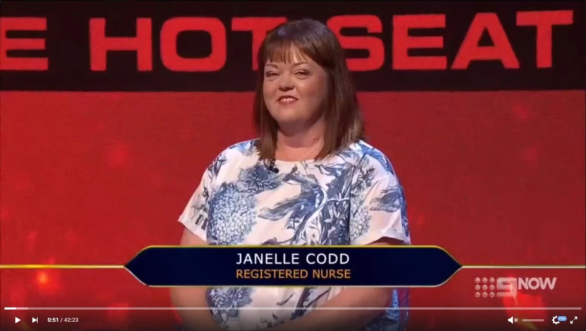 Janelle Cood | Who Wants To Be A Millionaire Wiki | Fandom