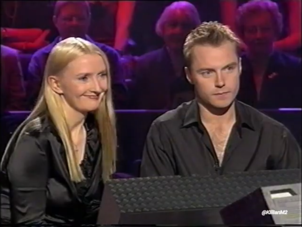 Ronan Keating And Claudia Carroll Who Wants To Be A Millionaire Wiki