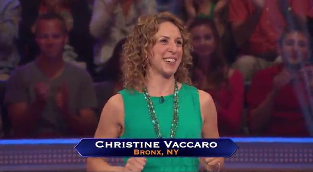 Christine Vaccaro | Who Wants To Be A Millionaire Wiki | Fandom