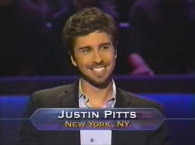 Justin Pitts | Who Wants To Be A Millionaire Wiki | Fandom