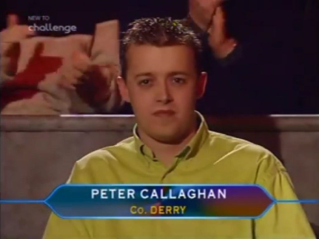 Peter Callaghan | Who Wants To Be A Millionaire Wiki | Fandom