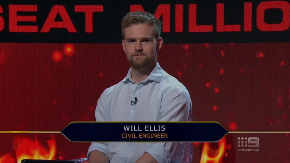 Will Ellis | Who Wants To Be A Millionaire Wiki | Fandom