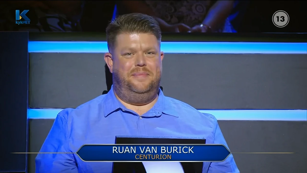 Ruan Van Burick | Who Wants To Be A Millionaire Wiki | Fandom