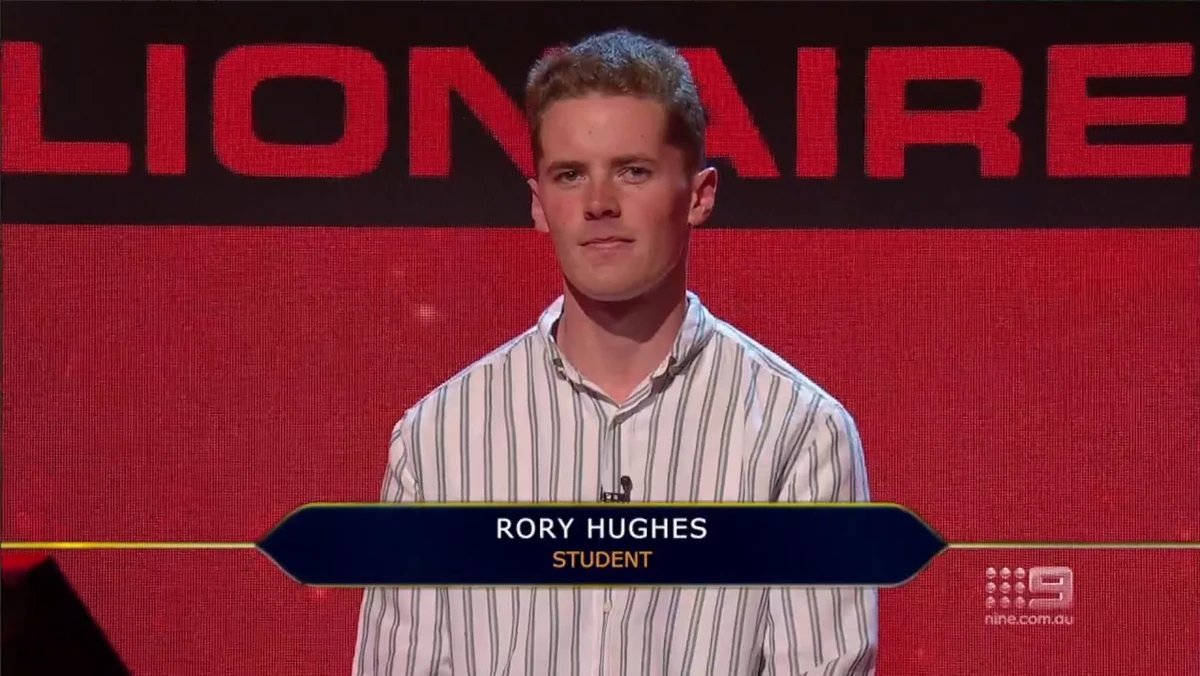 Rory Hughes | Who Wants To Be A Millionaire Wiki | Fandom