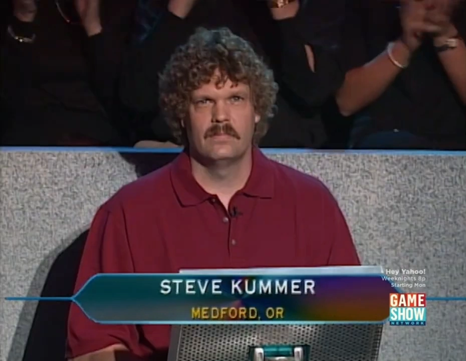 Steve Kummer | Who Wants To Be A Millionaire Wiki | Fandom