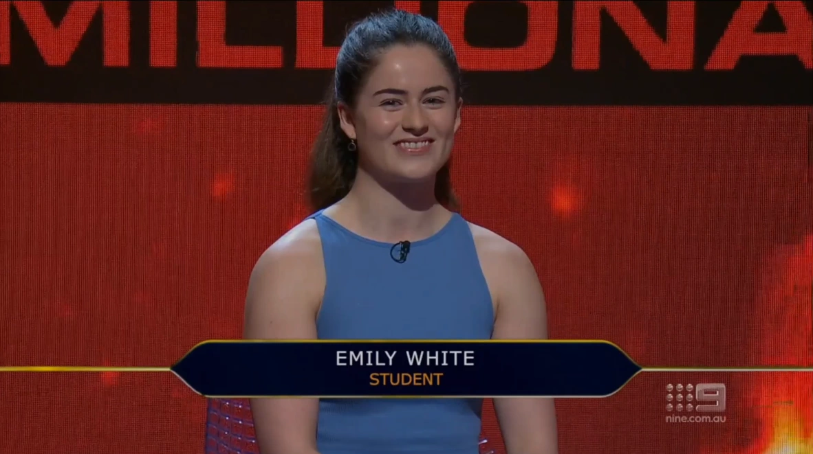 Emily White | Who Wants To Be A Millionaire Wiki | Fandom