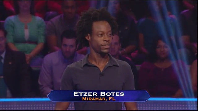 Etzer Botes | Who Wants To Be A Millionaire Wiki | Fandom