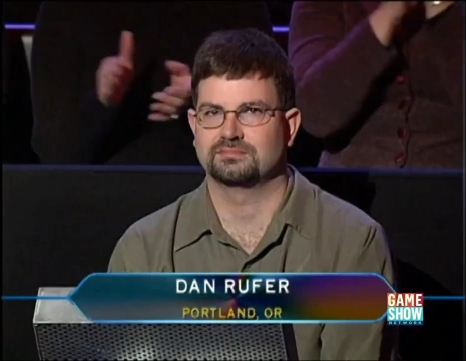 Dan Rufer | Who Wants To Be A Millionaire Wiki | Fandom