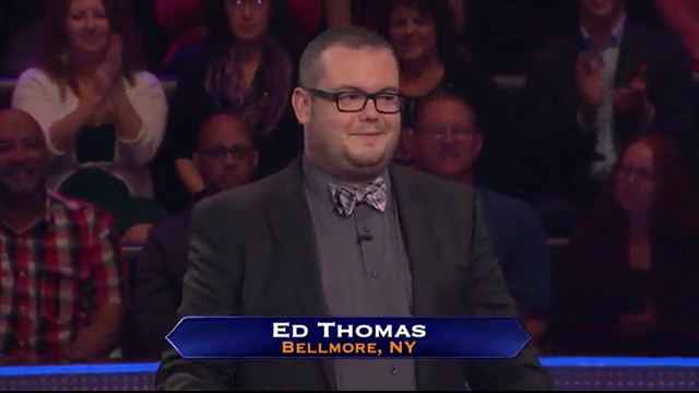 Ed Thomas | Who Wants To Be A Millionaire Wiki | Fandom