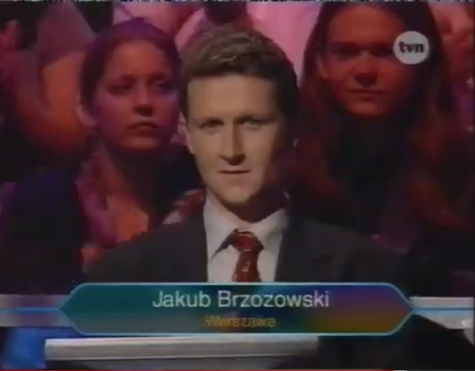 Jakub Brzozowski | Who Wants To Be A Millionaire Wiki | Fandom