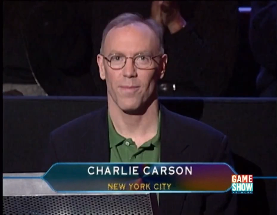 Charlie Carson | Who Wants To Be A Millionaire Wiki | Fandom