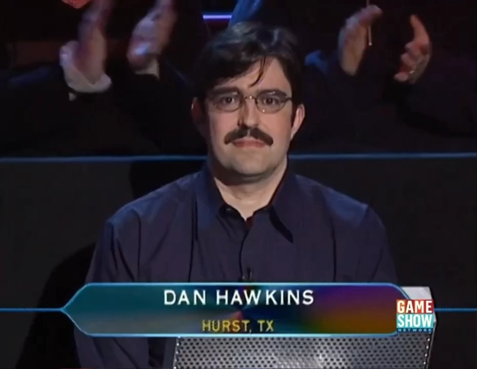 Dan Hawkins | Who Wants To Be A Millionaire Wiki | Fandom