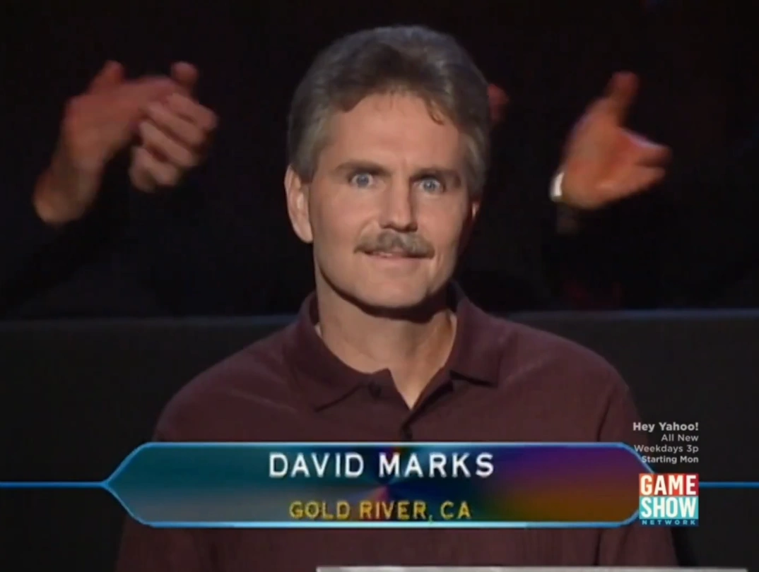 David Marks | Who Wants To Be A Millionaire Wiki | Fandom