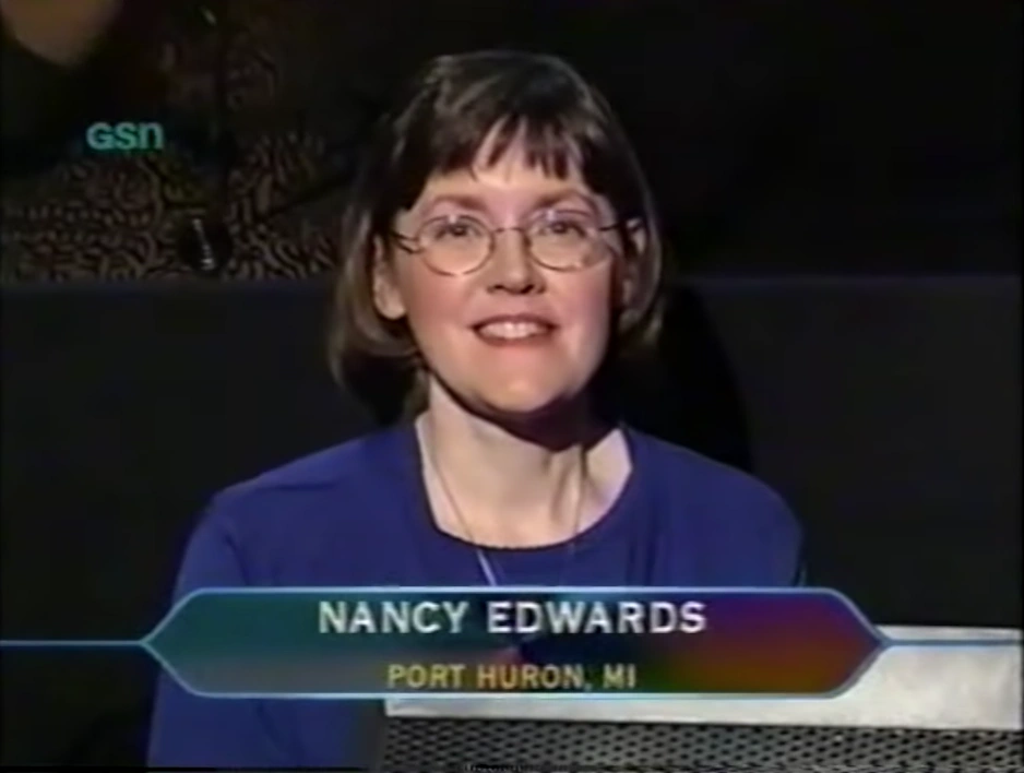 Nancy Edwards | Who Wants To Be A Millionaire Wiki | Fandom