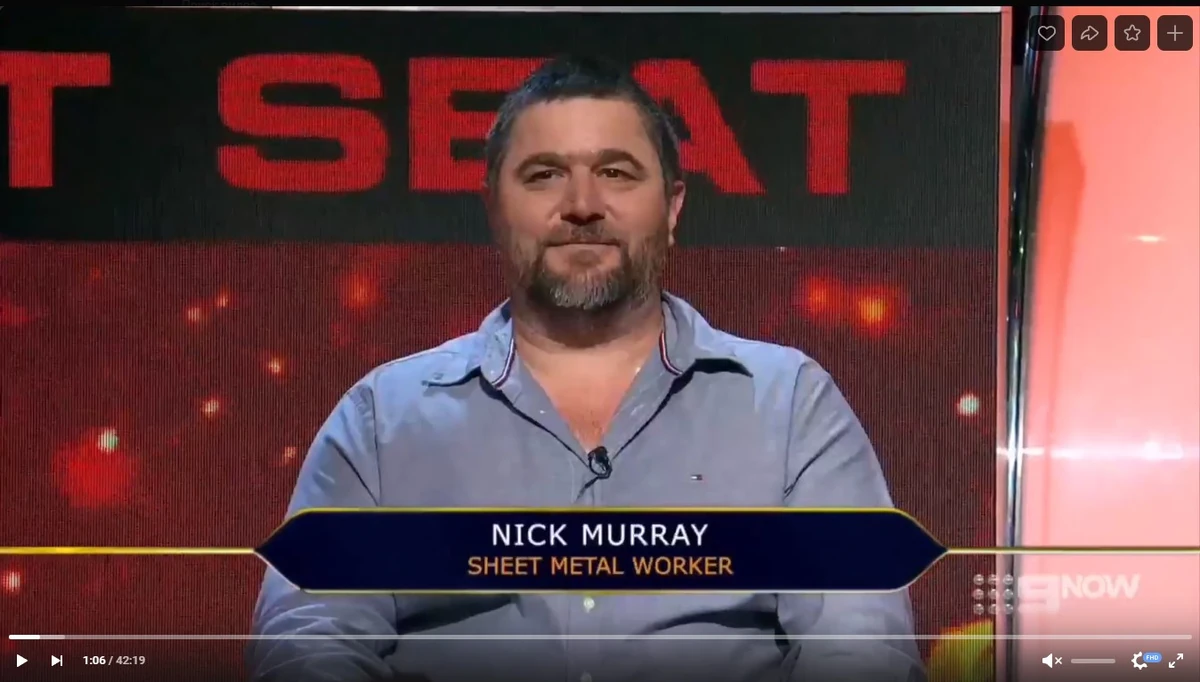Nick Murray | Who Wants To Be A Millionaire Wiki | Fandom