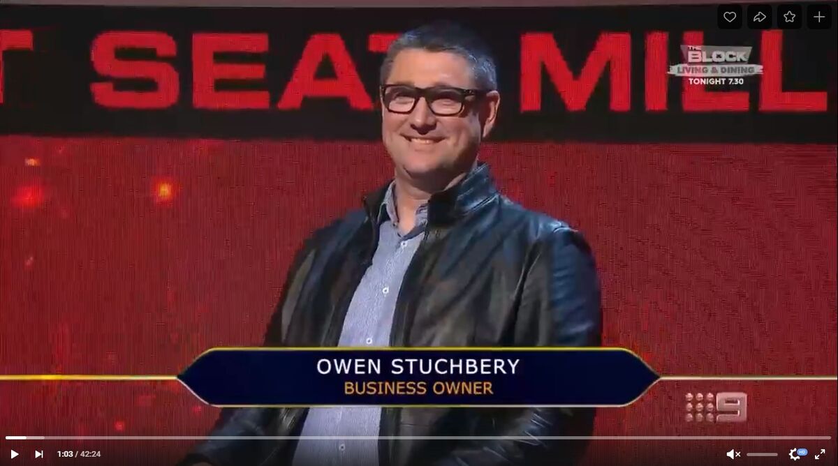 Owen Stuchbery Who Wants To Be A Millionaire Wiki Fandom