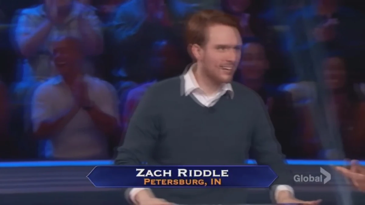 Zach Riddle | Who Wants To Be A Millionaire Wiki | Fandom
