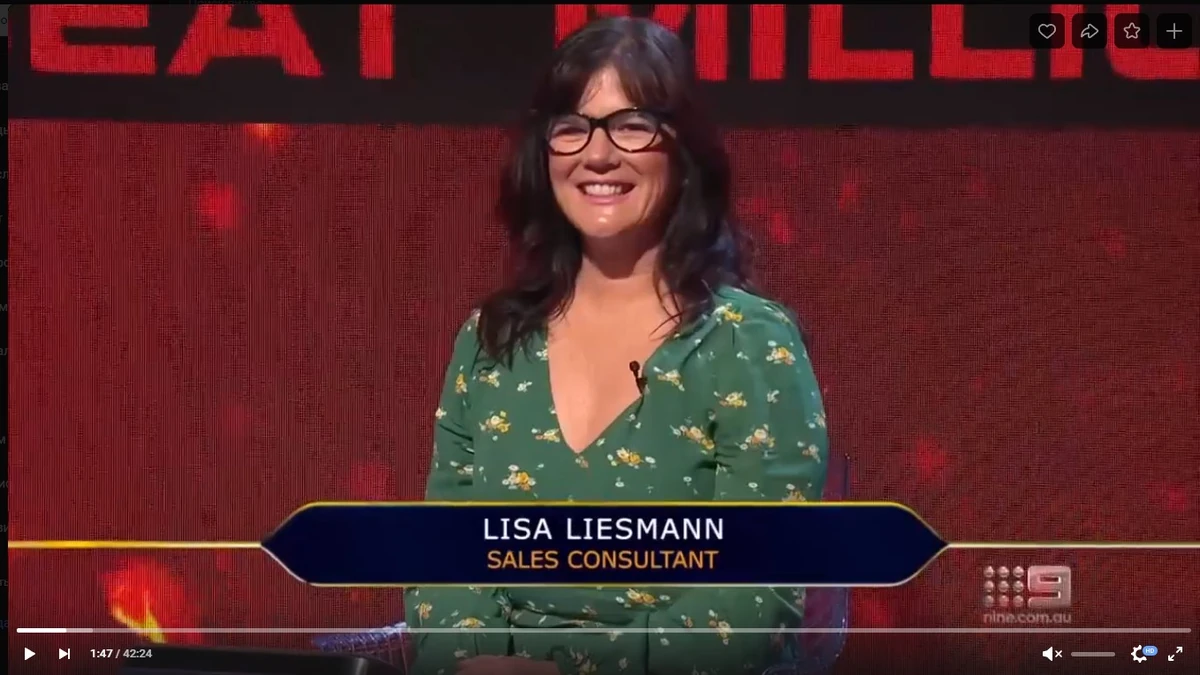 Lisa Liesmann | Who Wants To Be A Millionaire Wiki | Fandom