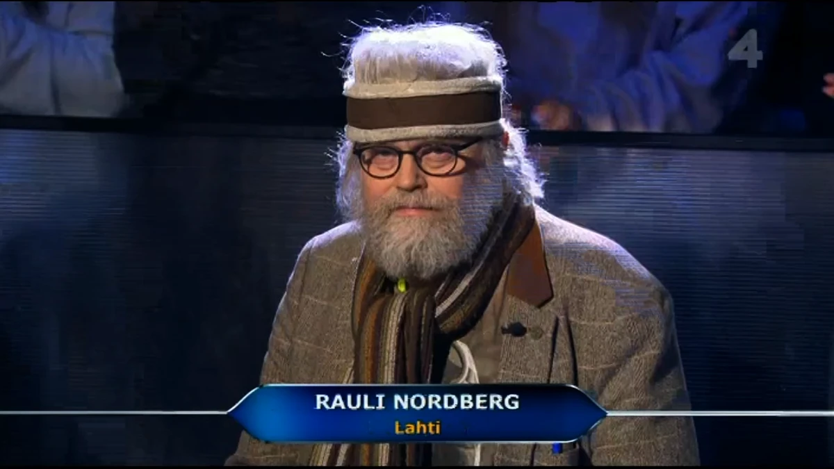 Rauli Nordberg | Who Wants To Be A Millionaire Wiki | Fandom