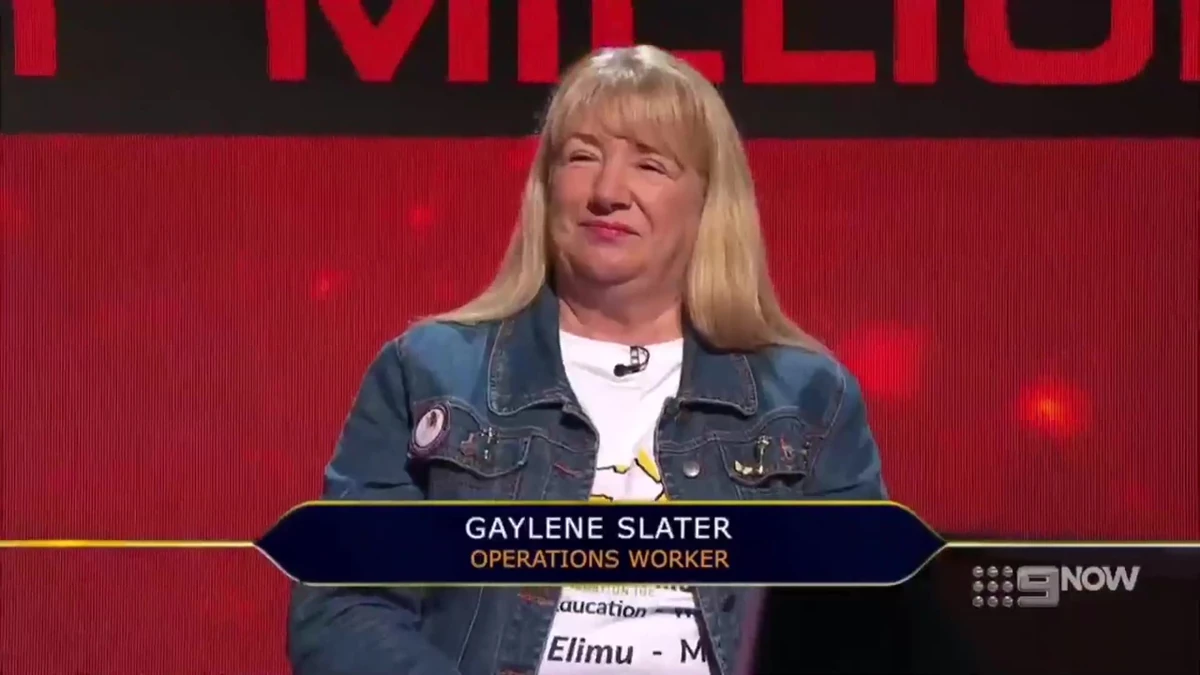 Gaylene Slater | Who Wants To Be A Millionaire Wiki | Fandom