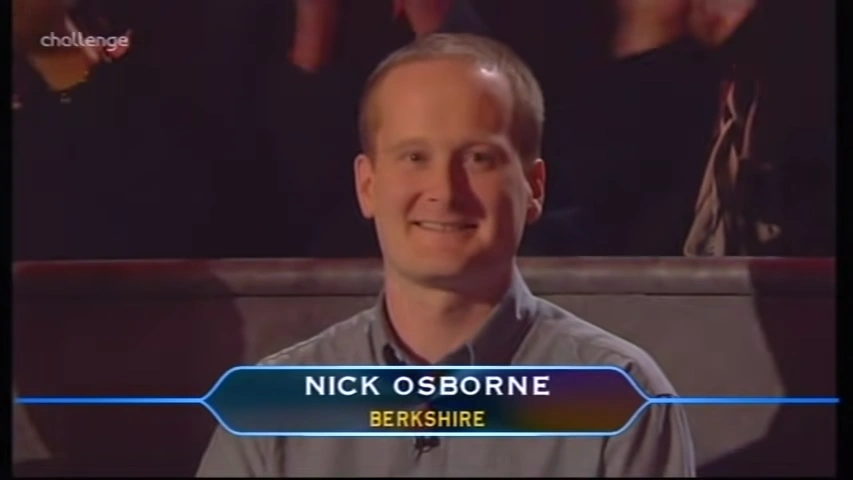 Nick Osborne | Who Wants To Be A Millionaire Wiki | Fandom