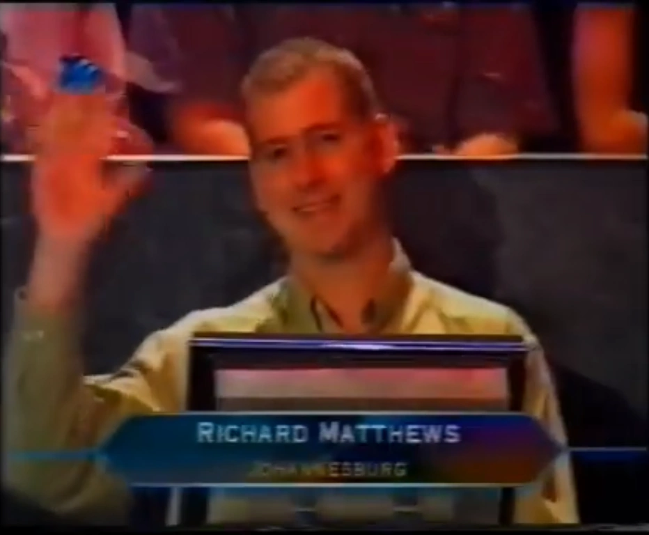 Richard Matthews | Who Wants To Be A Millionaire Wiki | Fandom