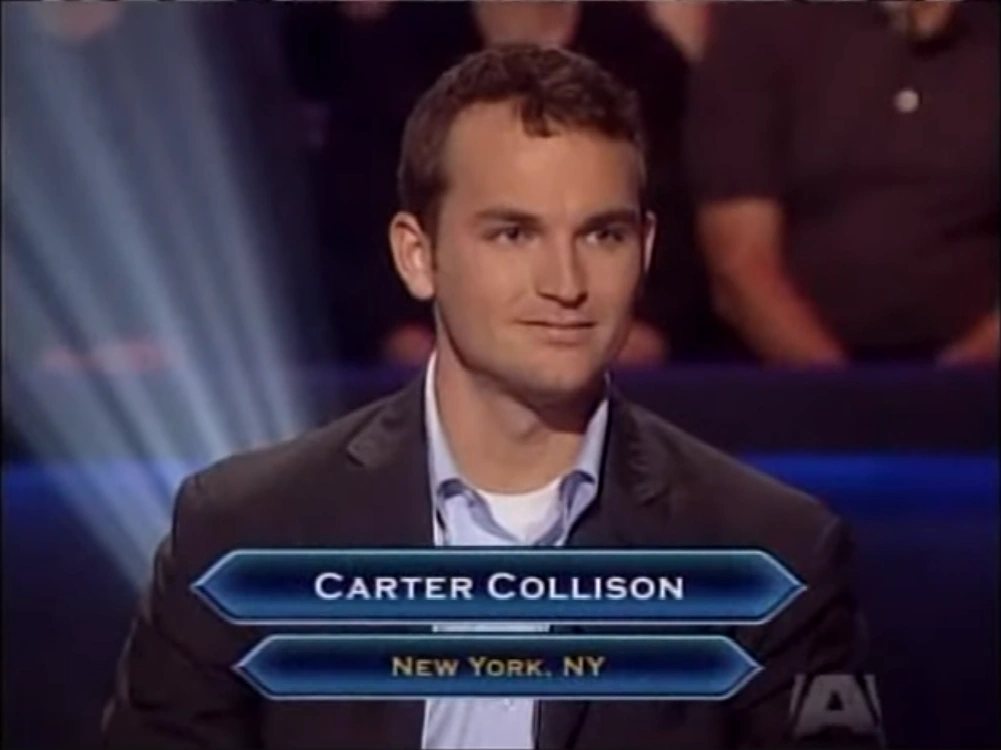 Carter Collison | Who Wants To Be A Millionaire Wiki | Fandom