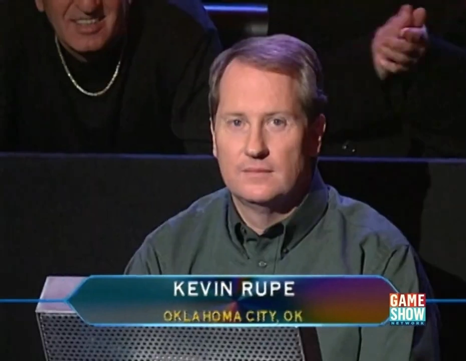 Kevin Rupe | Who Wants To Be A Millionaire Wiki | Fandom