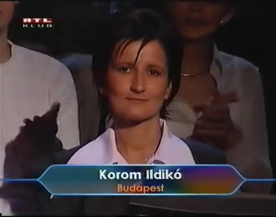 Korom Ildikó | Who Wants To Be A Millionaire Wiki | Fandom