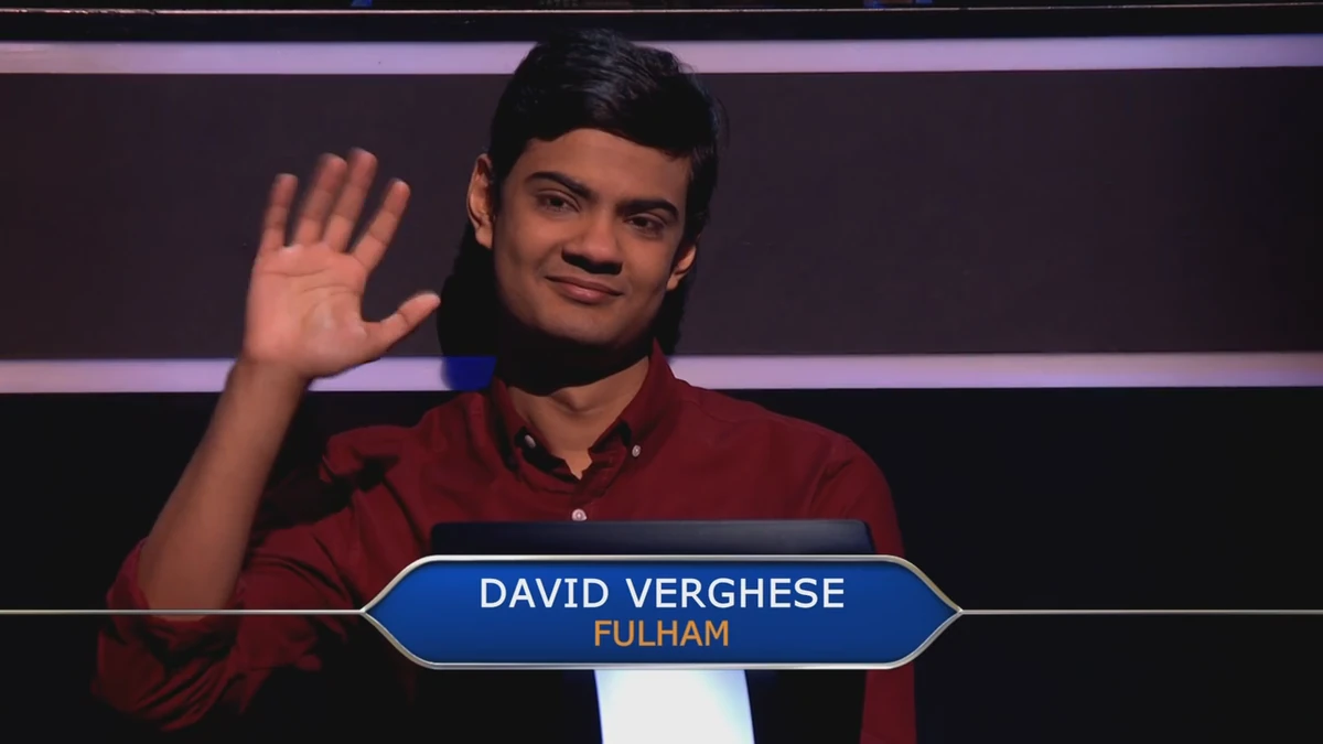 David Verghese | Who Wants To Be A Millionaire Wiki | Fandom