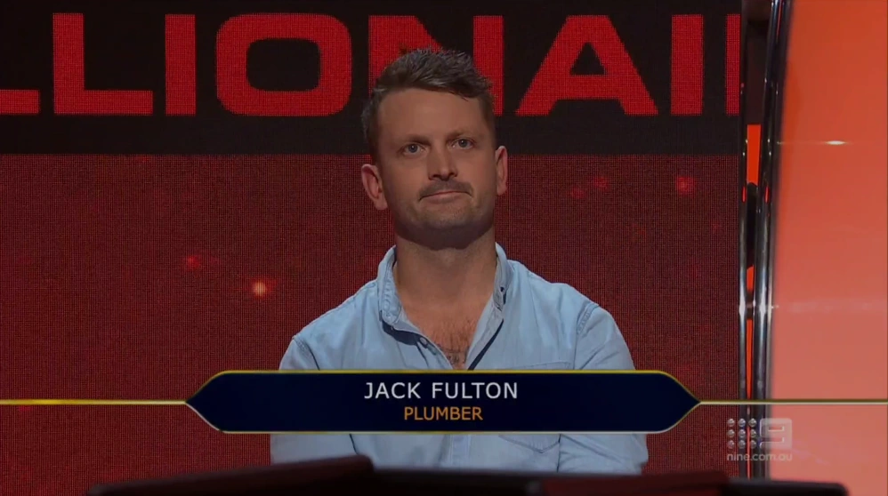 Jack Fulton | Who Wants To Be A Millionaire Wiki | Fandom