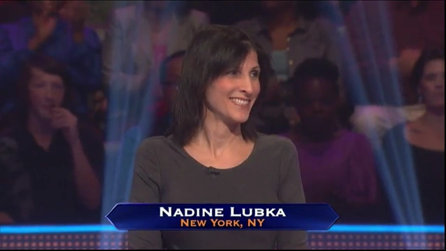Nadine Lubka | Who Wants To Be A Millionaire Wiki | Fandom