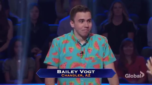 Bailey Vogt | Who Wants To Be A Millionaire Wiki | Fandom