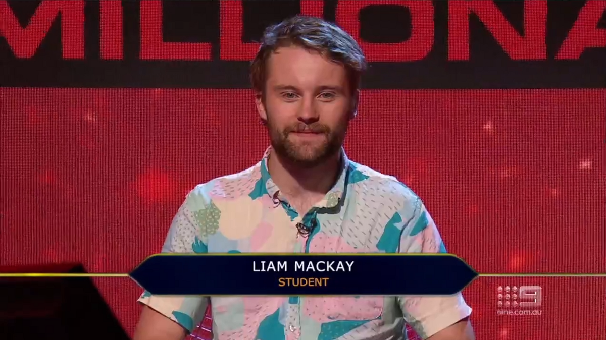 Liam Mackay Who Wants To Be A Millionaire Wiki Fandom
