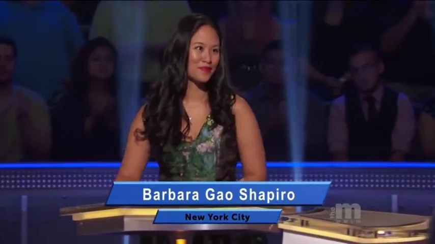 Barbara Gao Shapiro | Who Wants To Be A Millionaire Wiki | Fandom